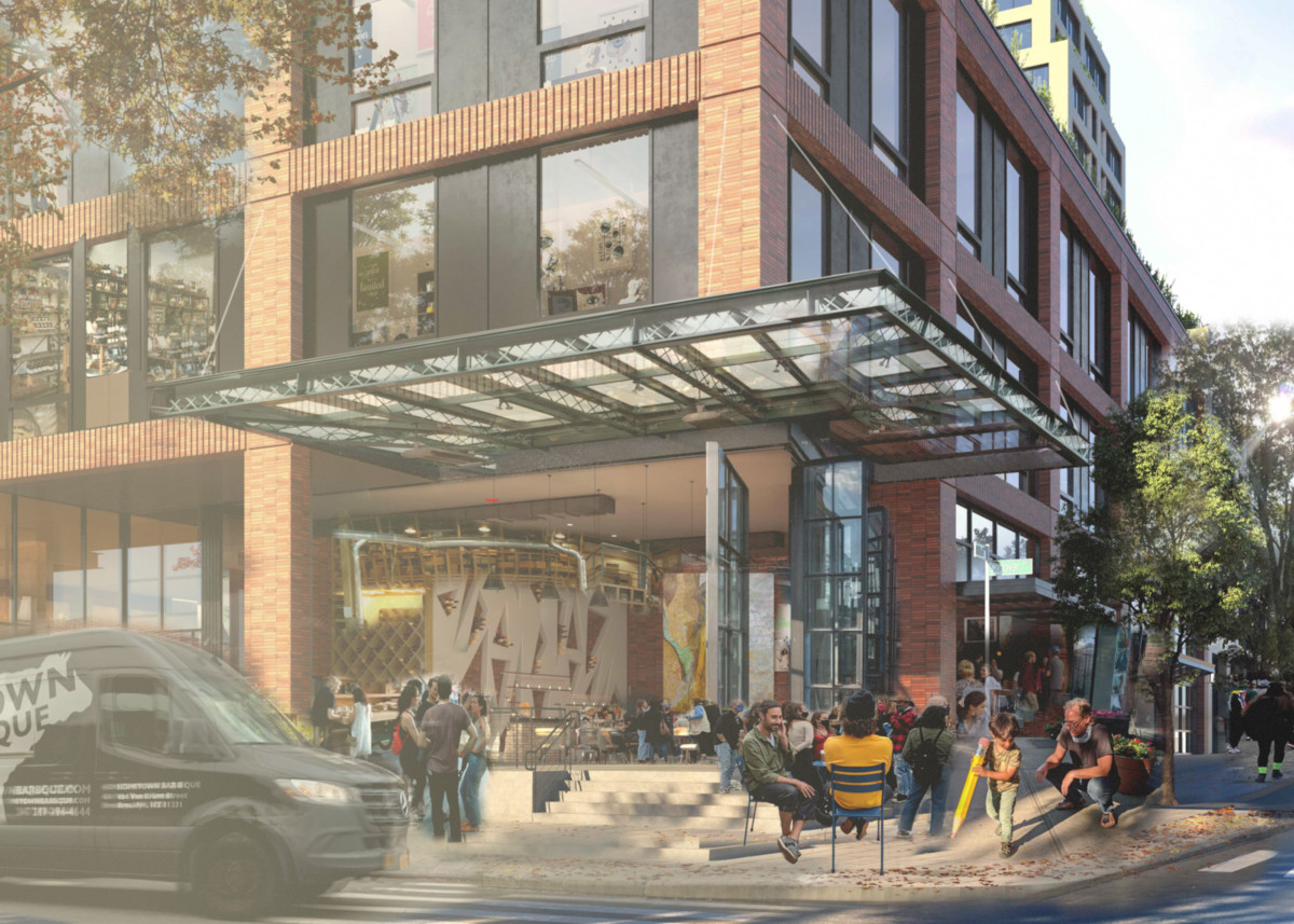 DRAW Brooklyn为Red Hook展示了一个混合用途的“模范街区”